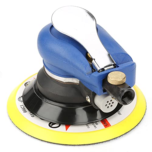 Random Orbital Sander Pneumatic Sander AT-980,for Polishing of Ironware,Automotive,Furniture,Wood,for Deal with Various Rough Surface,for Home Factory Use(6 inches)