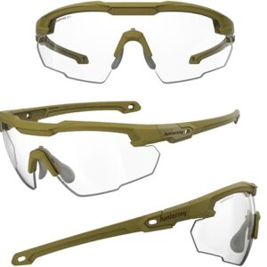 HUNTERSKY HTS ballistic Glasses men S57 gun safety glasses tactical glasses, eye protection for shooting range OSHA Medical Dental