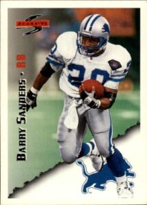 1995 score #2 barry sanders nfl football trading card