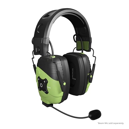 ISOtunes LINK Aware Bluetooth Earmuffs: Updated Audio Passthrough Hearing Protection, Bluetooth 5.0, Up to 20 Hour Battery, Boom Mic Compatible (Sold Separately)