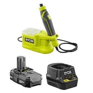 RYOBI 18-Volt Cordless Precision Rotary Tool (PRT100B) Kit with Battery and Charger, (No Retail Packaging, Bulk Packaged)