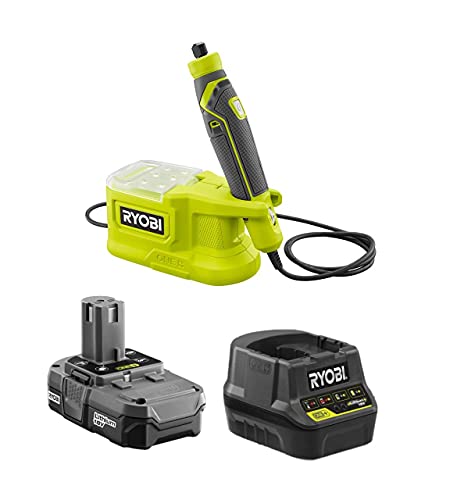 RYOBI 18-Volt Cordless Precision Rotary Tool (PRT100B) Kit with Battery and Charger, (No Retail Packaging, Bulk Packaged)