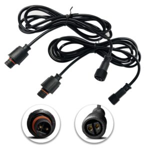 sunthin 2pcs 6.5ft extenstion cord for landscape spotlights, not smart landscape lights