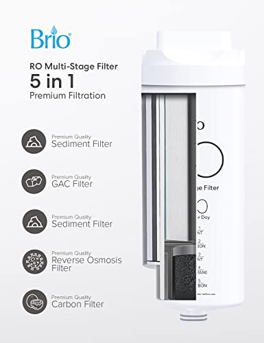 Brio Amphora Reverse Osmosis Under Sink Filtration System