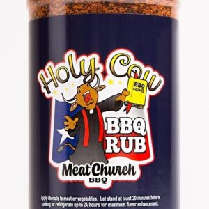 Meat Church BBQ Rub Combo: Two Bottles of Holy Cow (12 oz) BBQ Rub and Seasoning for Meat and Vegetables, Gluten Free, Total of 24 Ounces