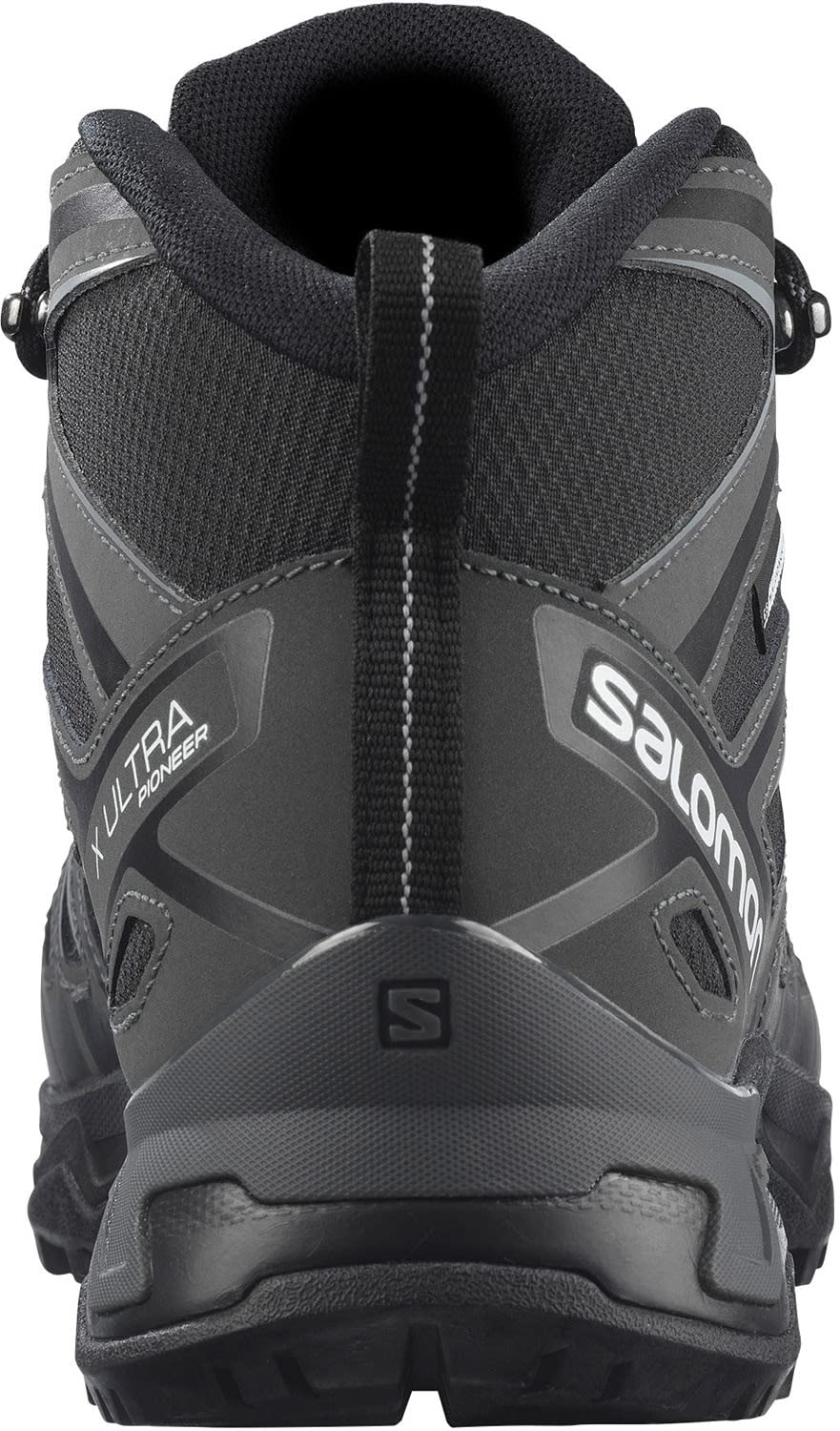 Salomon X Ultra Pioneer MID CLIMASALOMON Waterproof Hiking Boots for Men, Black/Magnet/Monument, 7