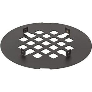 4 1/4" Snap-in Shower Drain Grate - Oil Rubbed Bronze - Replacement Cover - Handyman Designed & Tested in America - Will Never Bend or Break - 4-1/4" Inch