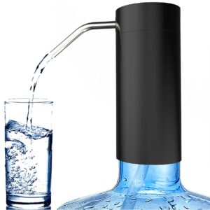 water bottle dispenser pump, magicpro electric automatic usb charging 5 gallon portable water dispenser, fits most 2-6 gallon water bottle, touch it on technology make life much easier