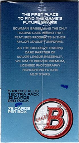 2021 Topps Bowman Baseball Blaster Box (72 cards/box)