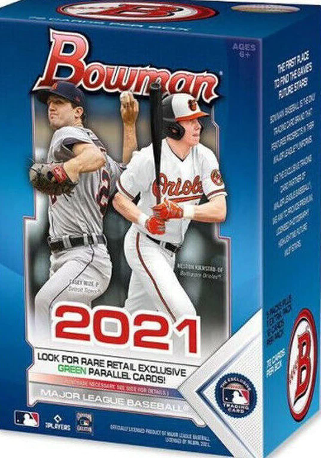 2021 Topps Bowman Baseball Blaster Box (72 cards/box)