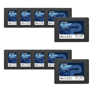 patriot memory burst elite sata 3 240gb ssd 2.5" - 10 pack