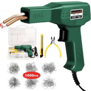 atols plastic welder, 1000pcs staples, plastic welding kit, hot stapler kit, plastic welder gun kit, car bumper repair kit, plastic repair kit, portable toolbox