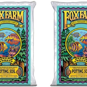 FoxFarm Ocean Forest FX14000 -1.5 Cubic Foot Organic Potting Soil (2-Pack (Original))