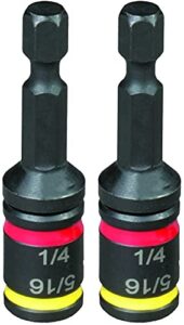 malco mshc 1/4 & 5/16 reversible hex chuck driver, 2 pack