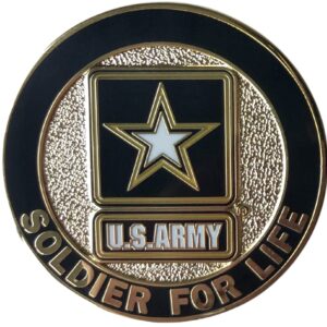 United States Army Sergeant Major Rank Soldier for Life Challenge Coin