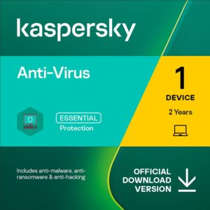 kaspersky anti-virus 2023 | 1 device | 2 years | pc | online code