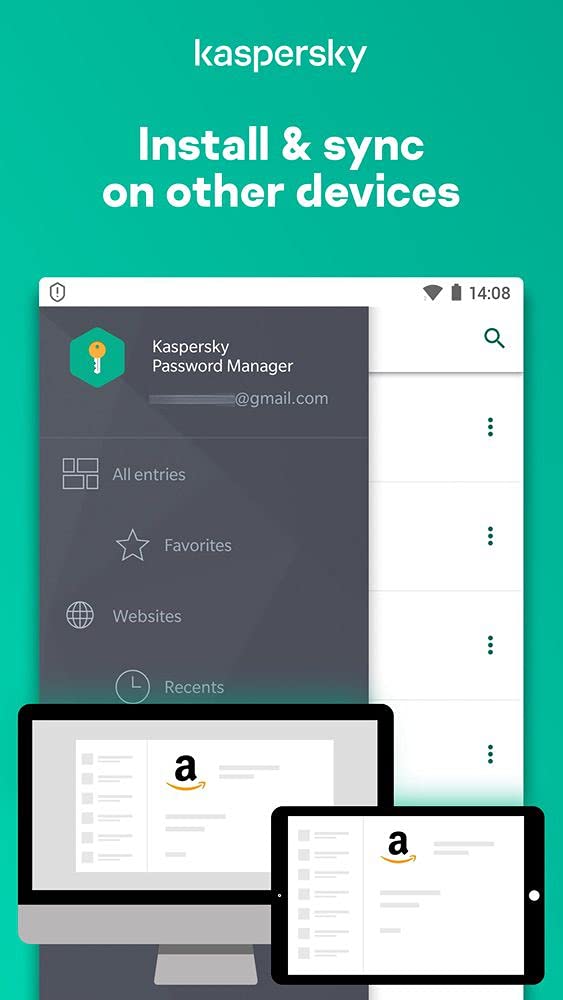 Kaspersky Password Manager | Unlimited Devices | 1 User Sccount | 1 year | PC/Mac/Android/iOS | Online Code