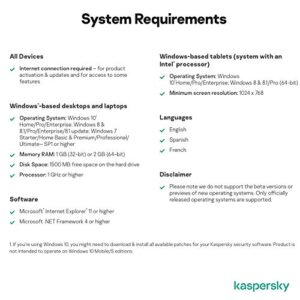 Kaspersky Anti-Virus 2023 | 3 Devices | 2 Years | PC | Online Code