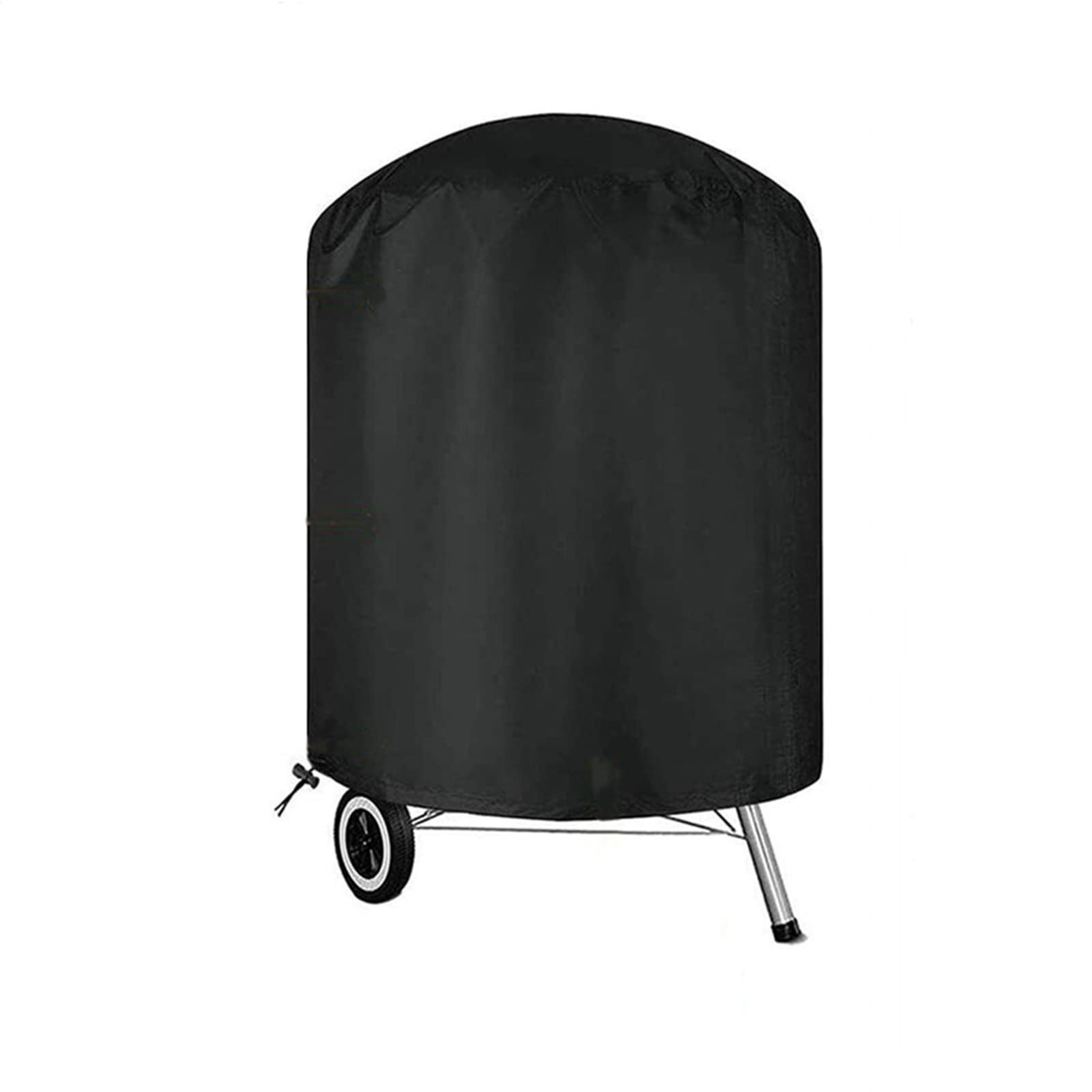 HIPIHOM Fire Pit Cover 210D Polyester Waterproof Dustproof Windproof Outdoor Fireplace Cover with Drawstring Closure 28 Inch