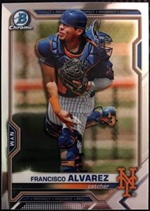 2021 bowman chrome prospect #bcp-53 francisco alvarez