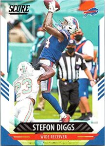 football nfl 2021 score #21 stefon diggs nm near mint bills