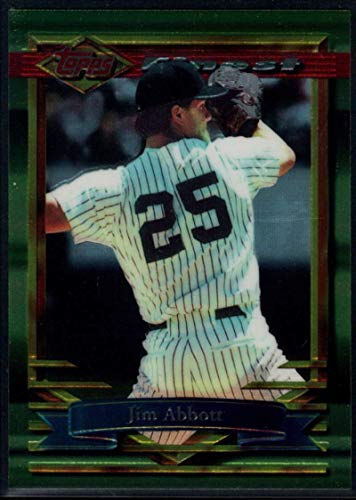 1994 Topps Finest #149 Jim Abbott New York Yankees MLB Baseball Card NM-MT