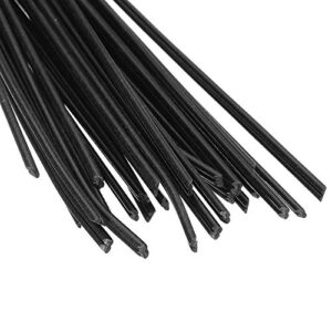 Geeyu ZHaonan-Welding rods 40Pcs Black PP Plastic Welding Rods, for Plastic Welder/Hot Air/Welding Tool, 2.5mm x 5mm x 1000mm, for Welding