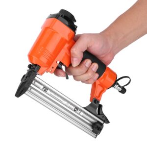 Air Nailer, Professional 0.4-0.7mpa Air Brad Nailer, Industrial Pneumatic Nail Gun for Industry Pneumatic Staple Gun 10-30mm Straight Nails