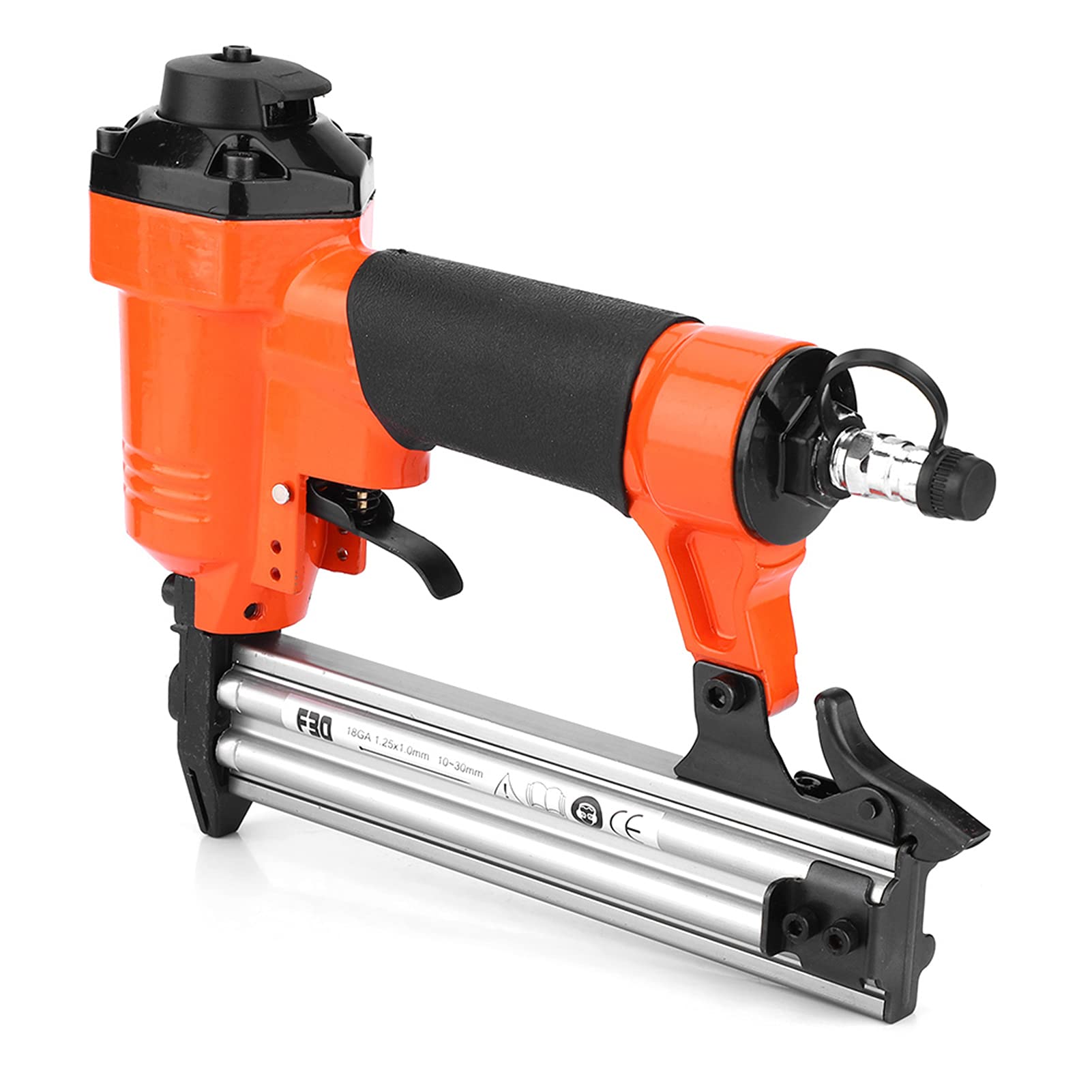 Air Nailer, Professional 0.4-0.7mpa Air Brad Nailer, Industrial Pneumatic Nail Gun for Industry Pneumatic Staple Gun 10-30mm Straight Nails