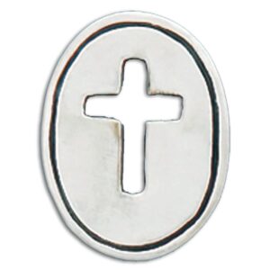 basic spirit pocket token coin - open cross/blessings - handcrafted pewter, religent love gift for men and women, coin collecting