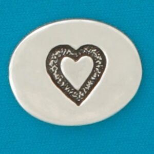 Basic Spirit Pocket Token Coin - Heart/Dad Love You - Handcrafted Pewter, Love Gift for Men and Women, Coin Collecting