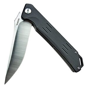 VORTEK FullTILT EDC Folding Pocket Knife: Everyday Carry, 8Cr13MoV Blade, Ball Bearing Pivot, Liner Lock, Fast Smooth Tough Reliable