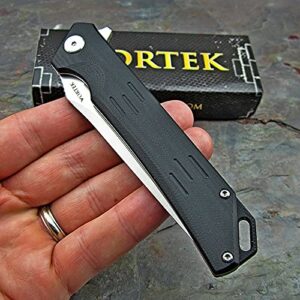 VORTEK FullTILT EDC Folding Pocket Knife: Everyday Carry, 8Cr13MoV Blade, Ball Bearing Pivot, Liner Lock, Fast Smooth Tough Reliable