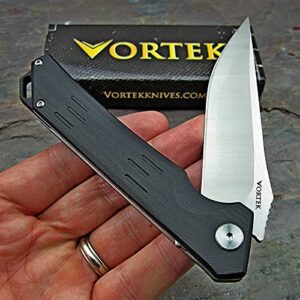 VORTEK FullTILT EDC Folding Pocket Knife: Everyday Carry, 8Cr13MoV Blade, Ball Bearing Pivot, Liner Lock, Fast Smooth Tough Reliable