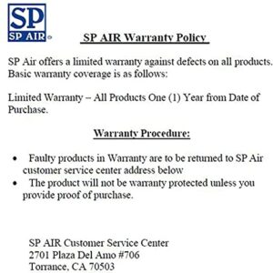 SP Air Corporation Sealed Flat Head Ratchet, 3/8-Inch, SP-7786-V2 , Black