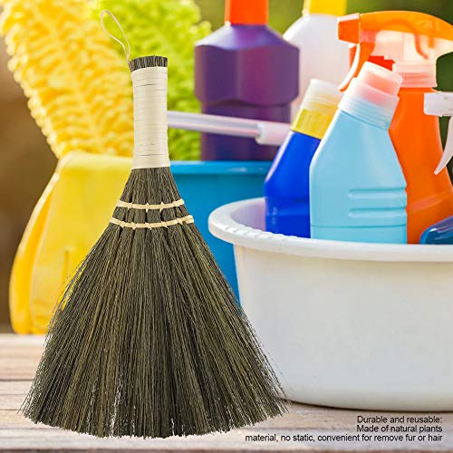 Household Manual Straw Braided Small Broom Handmade Dust Floor Sweeping Broom Soft Hos Tools