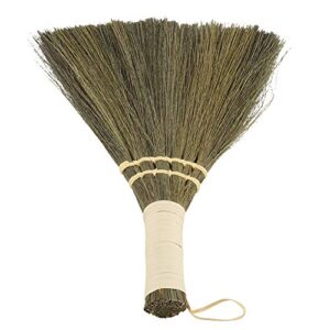 Household Manual Straw Braided Small Broom Handmade Dust Floor Sweeping Broom Soft Hos Tools