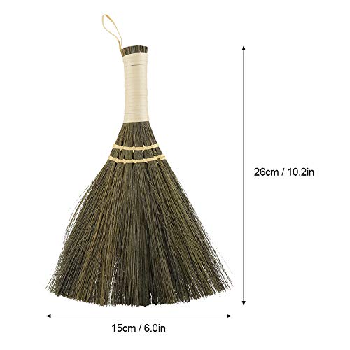 Household Manual Straw Braided Small Broom Handmade Dust Floor Sweeping Broom Soft Hos Tools