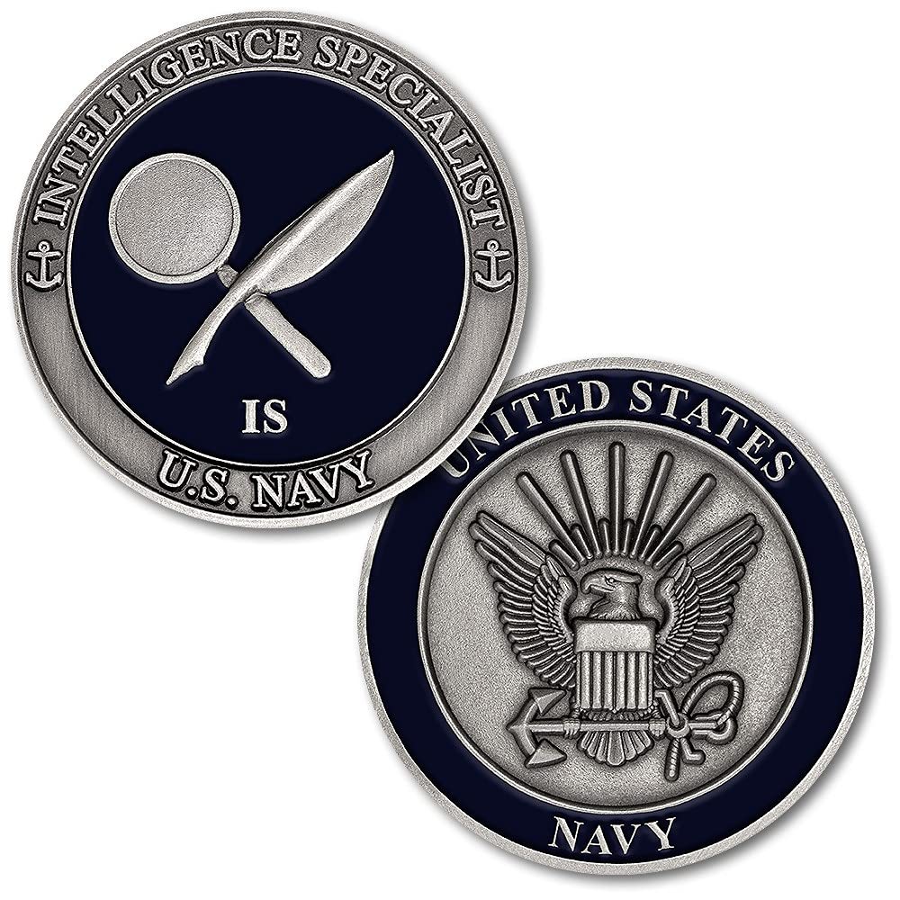 U.S. Navy Intelligence Specialist (is) Challenge Coin