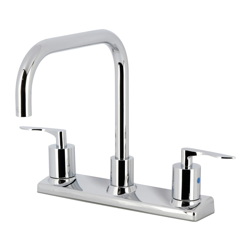 Kingston Brass FB2141SVL Serena 8" Centerset Kitchen Faucet, Polished Chrome