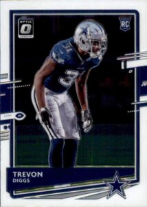 2020 donruss optic #110 trevon diggs dallas cowboys rookie football card