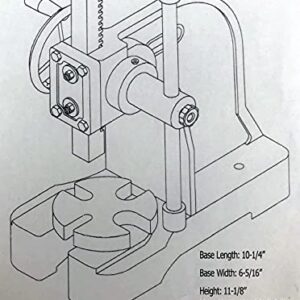 LLDSIMEX 1Ton Arbor Press With Hand Wheel