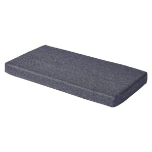 piano bench cushions memory foam chair pads non-slip bottom indoor shoe storage settee seat cushion for patio picnic table 36 x 14 inch, grey