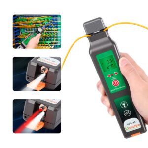 new optical fiber identifier komshine kfi-40 fiber detector with 10mw vfl function, led display