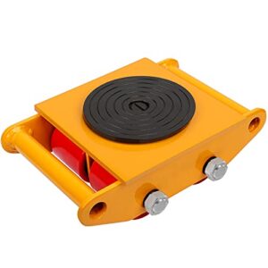 xcfdp machine skates, 6t machinery skate dolly, 13200lbs machinery moving skate, machinery mover skate with 360° rotation cap, heavy duty machine dolly skate for industrial moving equipment, 1pc