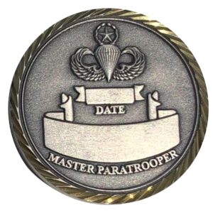 United States Army USA Airborne Master Paratrooper Challenge Coin