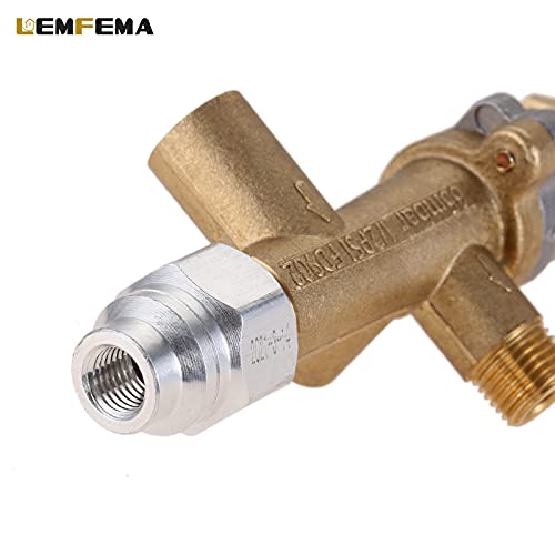 Lemfema Propane Gas Patio Heater Repair, Replacement Parts for Thermocouple Sensor & Dump Switch Controls Safety Kit,Main Control Valve with Pilot Port Kit