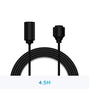 4.5m Reolink Solar Panel Extension Cable, Micro USB Extension Cable for Reolink Solar Panels(Black)