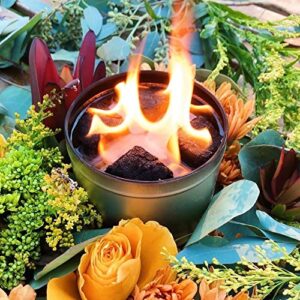 Tree Free Fire - Portable Tabletop Fire Pit - All Natural Alternative to Gel Fuel cans | Tabletop Fire Bowl, Perfect Outdoor Fireplace