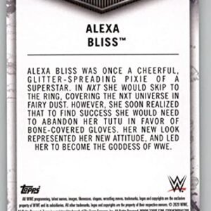 2020 Topps WWE Women's Division Superstar Transformations #ST-1 Alexa Bliss Official World Wrestling Entertainment Trading Card in Raw (NM or Better) Condition